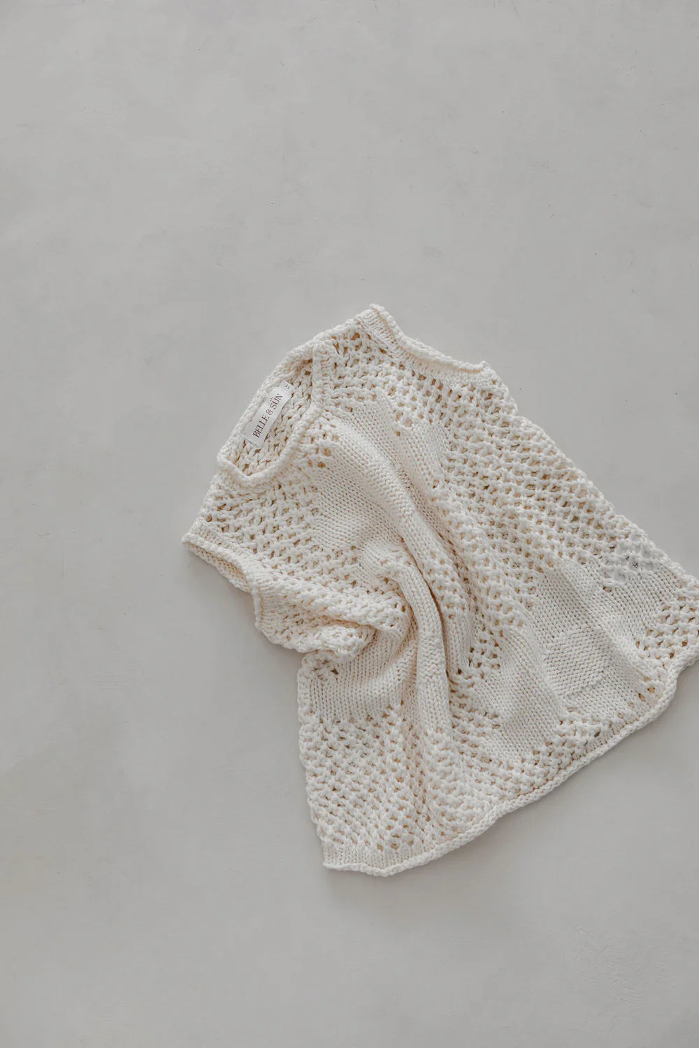 Belle & Sun Crochet Sea Dress Natural – Manor Little One