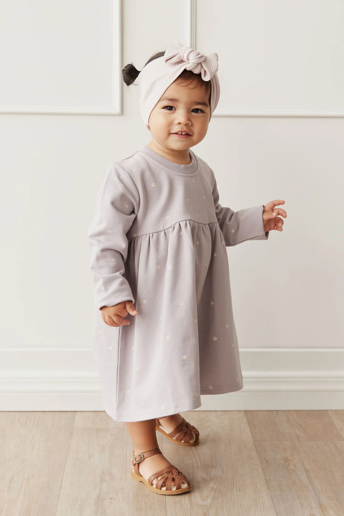 Jamie Kay Charlotte Dress Annie Ditzy Violet Ice – Manor Little One